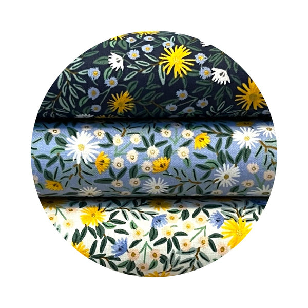 2 meters left! - Daisy Fields in Cream Metallic - Bramble by Rifle Pap ...